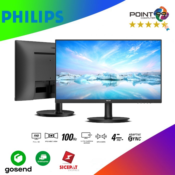 Jual Monitor LED Philips 241V8B IPS 100hz - Full HD 24" Inch | Shopee ...
