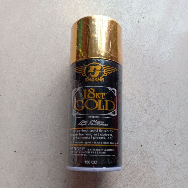 Jual cat semprot pylox RJ gold 18kt 150cc | Shopee Indonesia