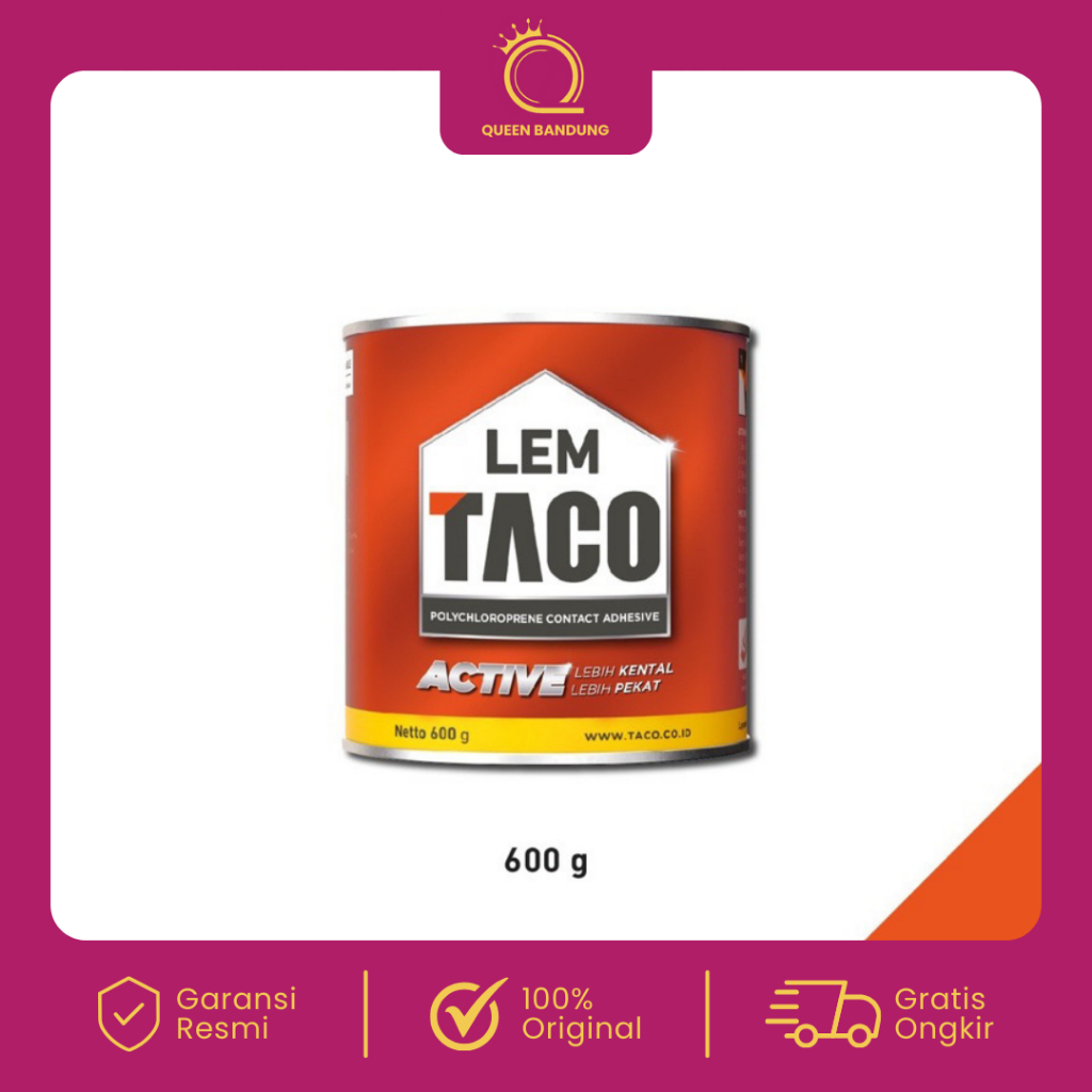 Jual TACO ACTIVE Lem Kuning Active Kemasan Kaleng 600 gram | Shopee ...
