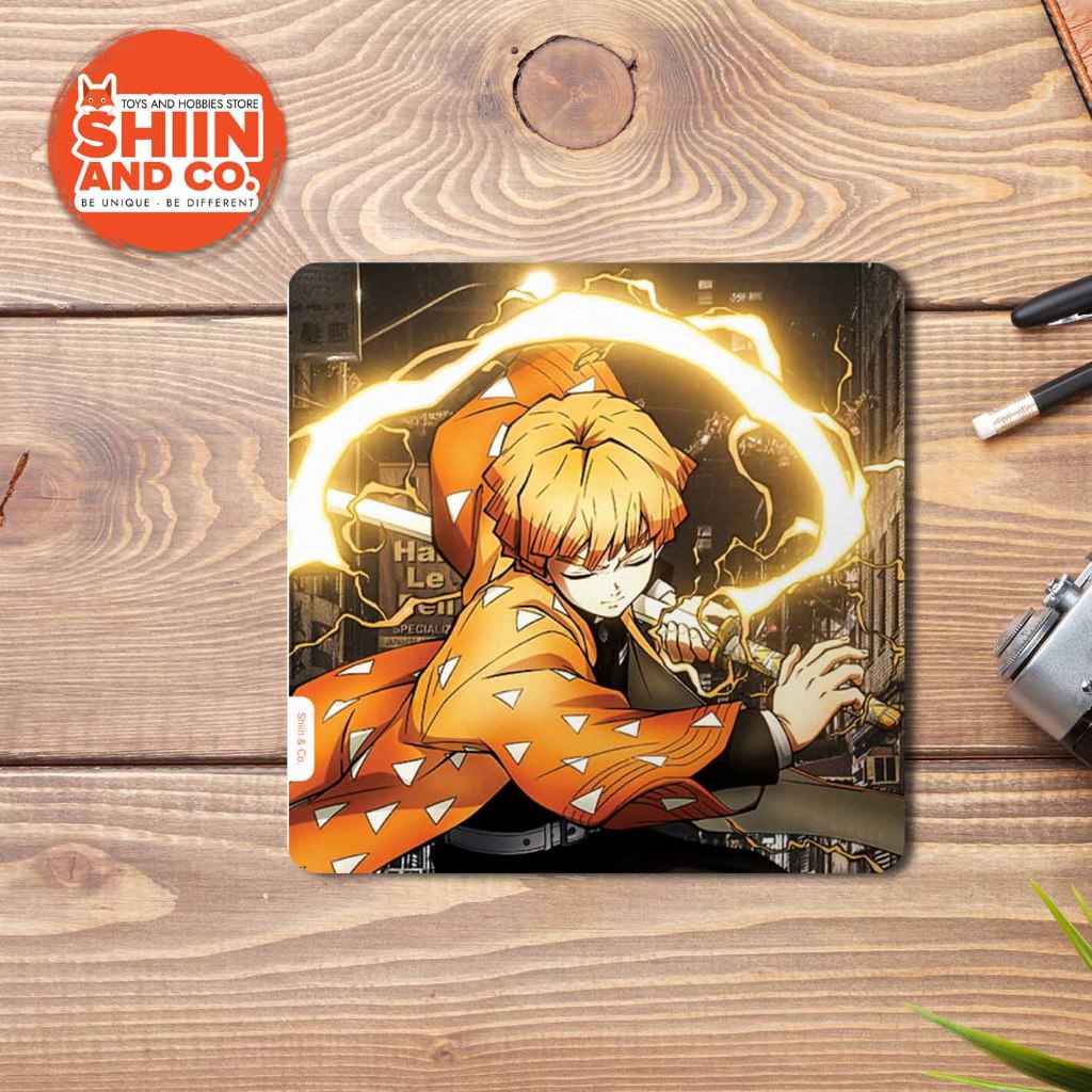 Jual Mousepad 20 x 20 cm Tema Anime Kimetsu No Yaiba - Zenitsu | Shopee ...