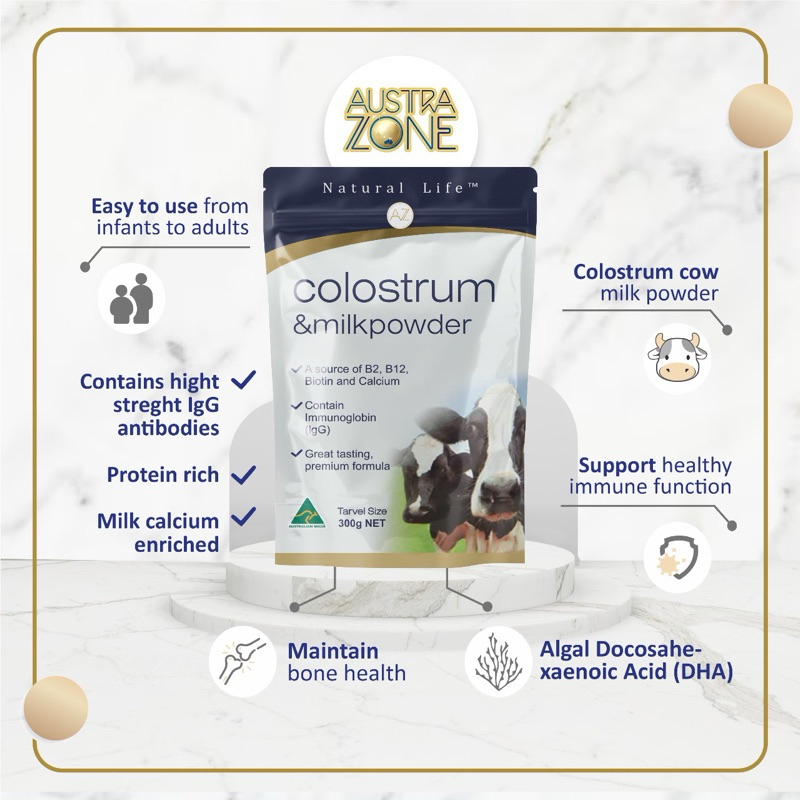 Jual Natural Life Colostrum Milk Powder 300g | Shopee Indonesia