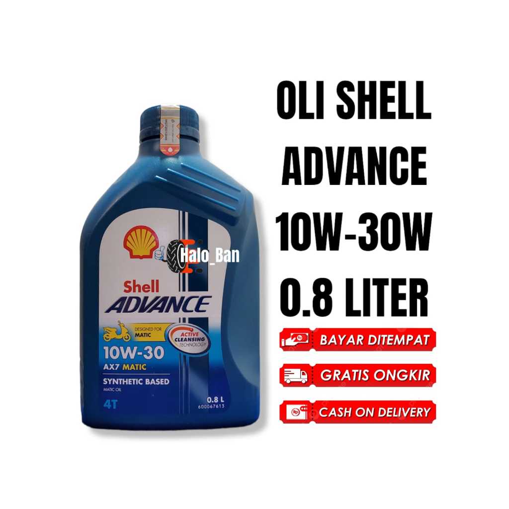 Jual OLI SHELL ADVANCE 0.8 LITER ORIGINAL oli 0.8 liter oli oli shell ...