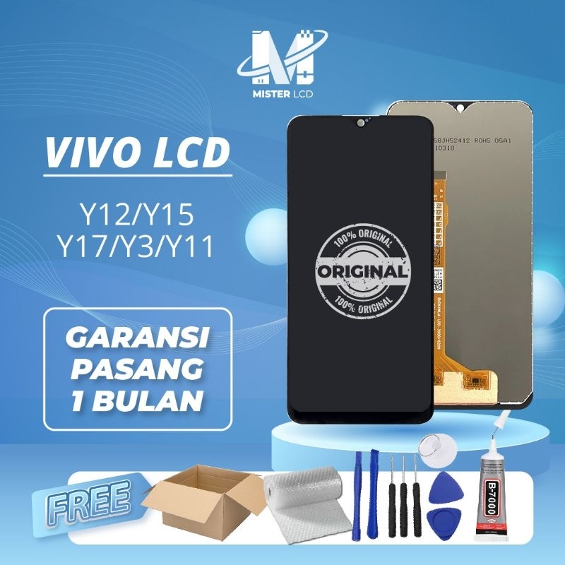 Jual LCD VIVO Y12 / Y12i / Y15 / Y17 / Y11 / Y3 FULLSET ORIGINAL FREE LEM + OPENING SET | Shopee ...