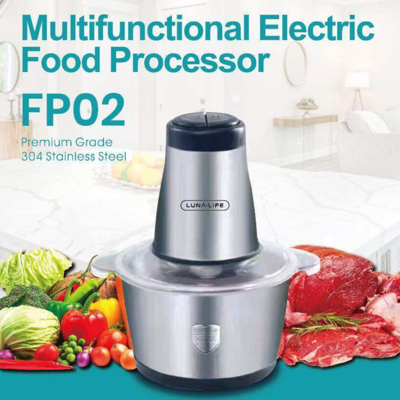 Jual Chooper Stainless Steel 2 Liter FP 02 Magic Chopper 2 Liter Luna ...
