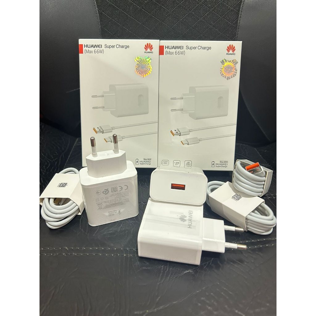 Jual Charger Huawei 66W Nova 5T USB Type-C SuperCharge Fast Charging ...