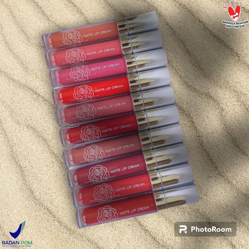 Jual Beauty Rose Matte Lip Cream - BRC GOLD Bright & Rose Cosmetics ...