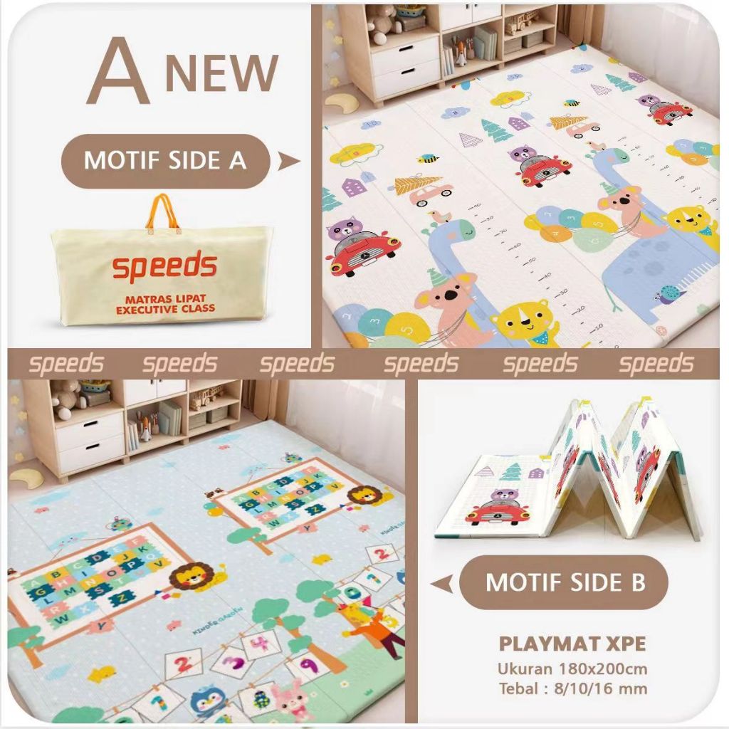 Jual Doritoki SNI Ready Karpet Playmate Lipat Anak 180x200 10mm/Karpet ...