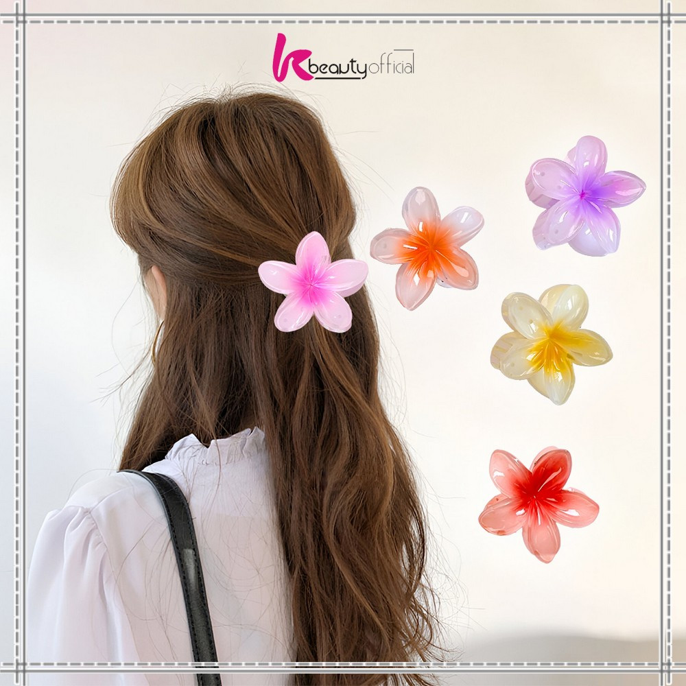 Jual KB-C1092 Jepit Rambut Bunga Kamboja Wanita Hair Clip / Jepitan ...