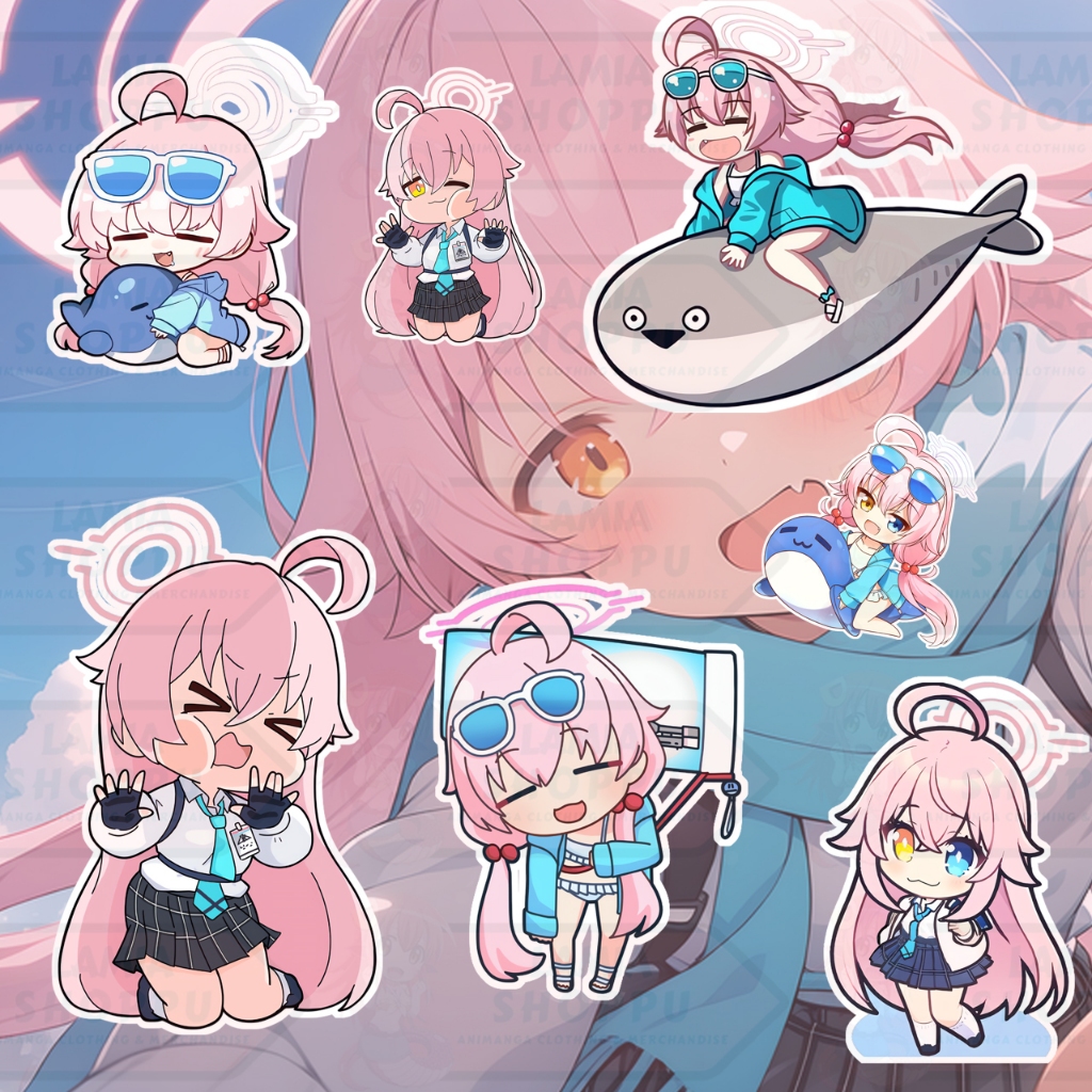 Jual Sticker Blue Archive Hoshino | Sticker Vinyl Takanashi Hoshino BA ...
