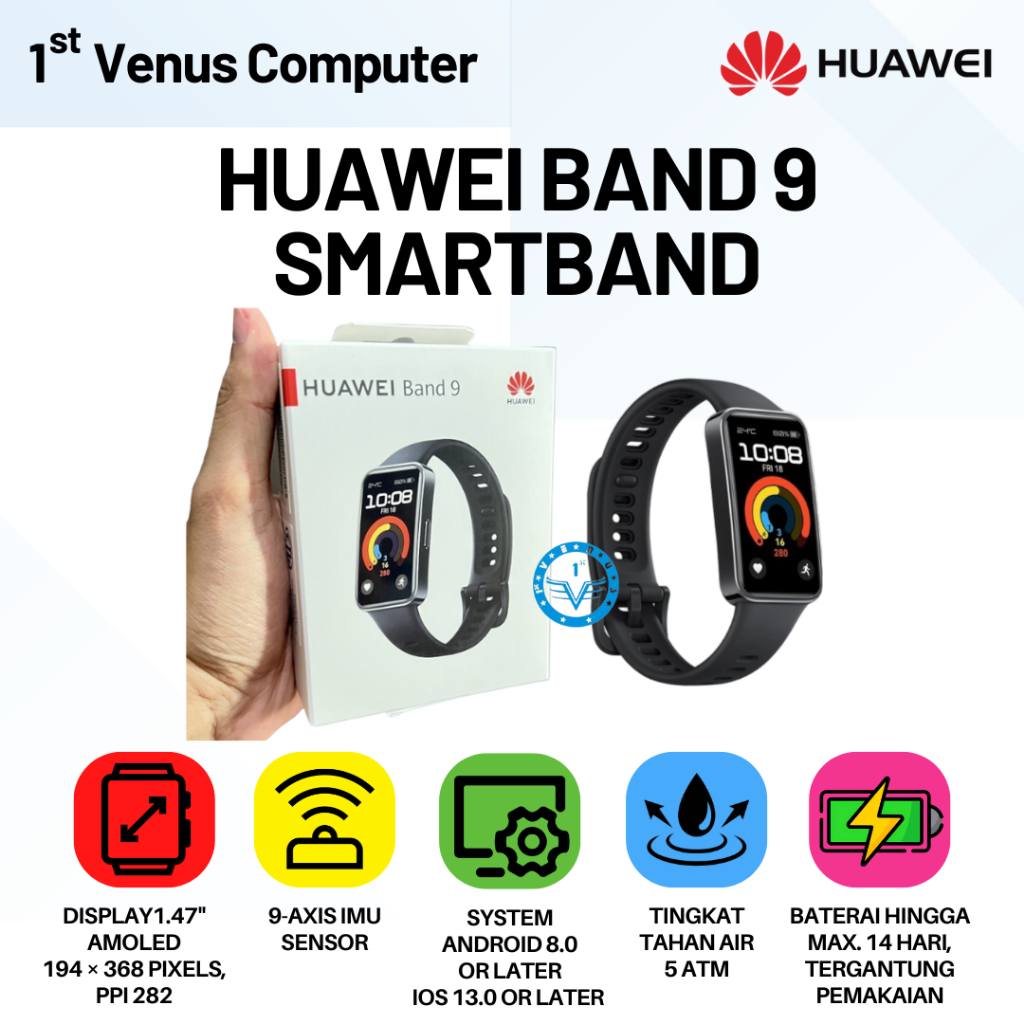 Jual HUAWEI Band 9 Smartband | Comfort Wear / ACC-FREE | Shopee Indonesia