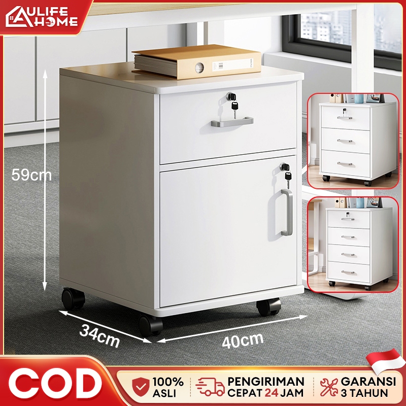 Jual Meja Nakas Dengan Kunci Laci Lemari kantor laci Loker kabinet ...