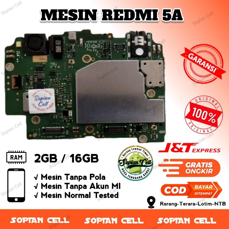 Jual Mesin Redmi 5a 2/16(Quallcom snapdragon) Mesin Sudah Normal Tested ...