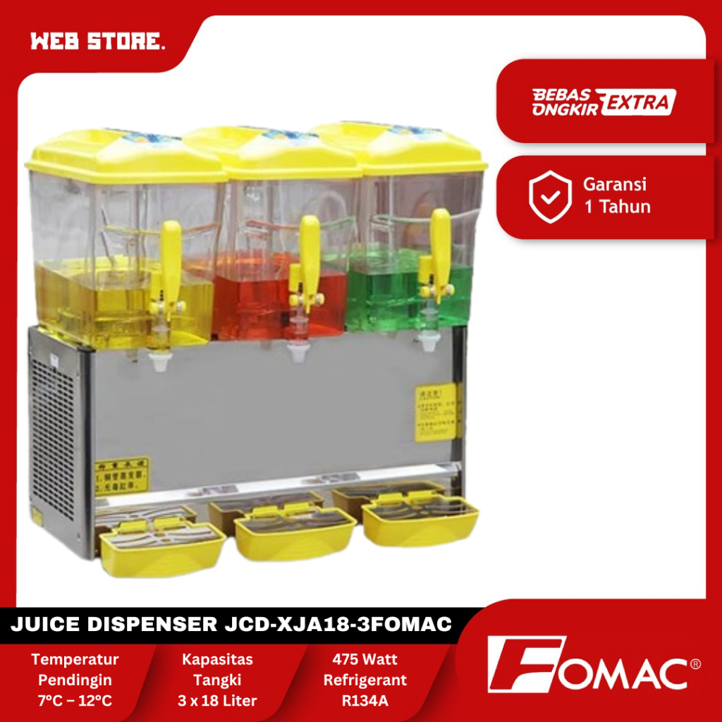 Jual Jus Dispenser 3 Tank / Juice Dispenser 3 Tabung Mesin Pendingin ...