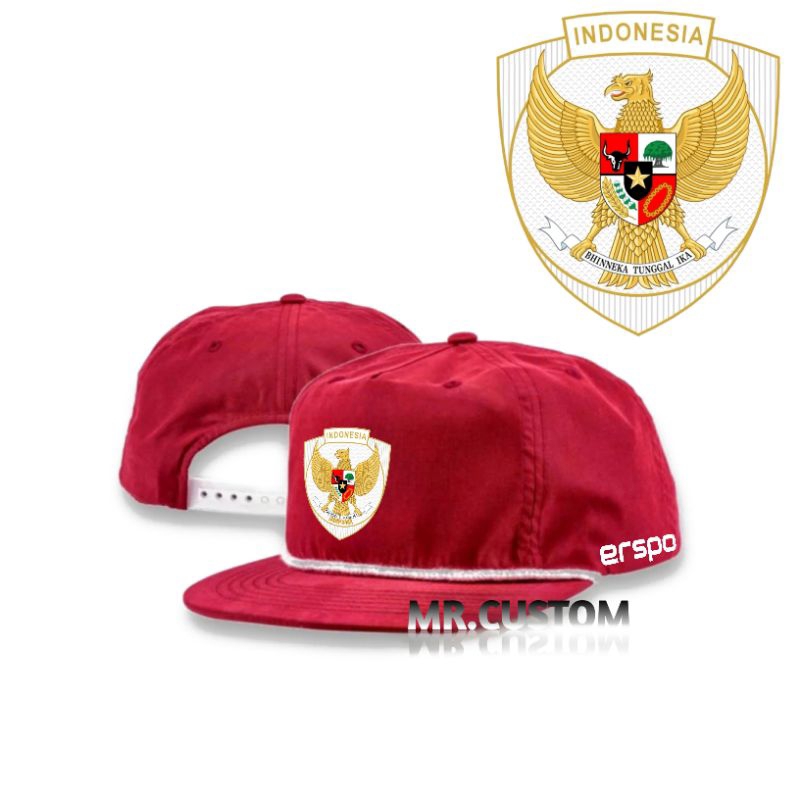 Jual Topi Snapback Classic Timnas Garuda Muda/Topi Snapback Oldskool ...