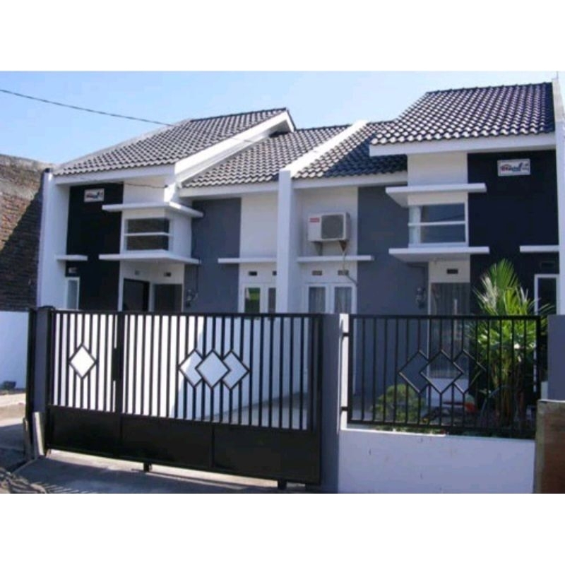 Jual Pagar Gerbang besi model minimalis bisa request model dan bahan ...