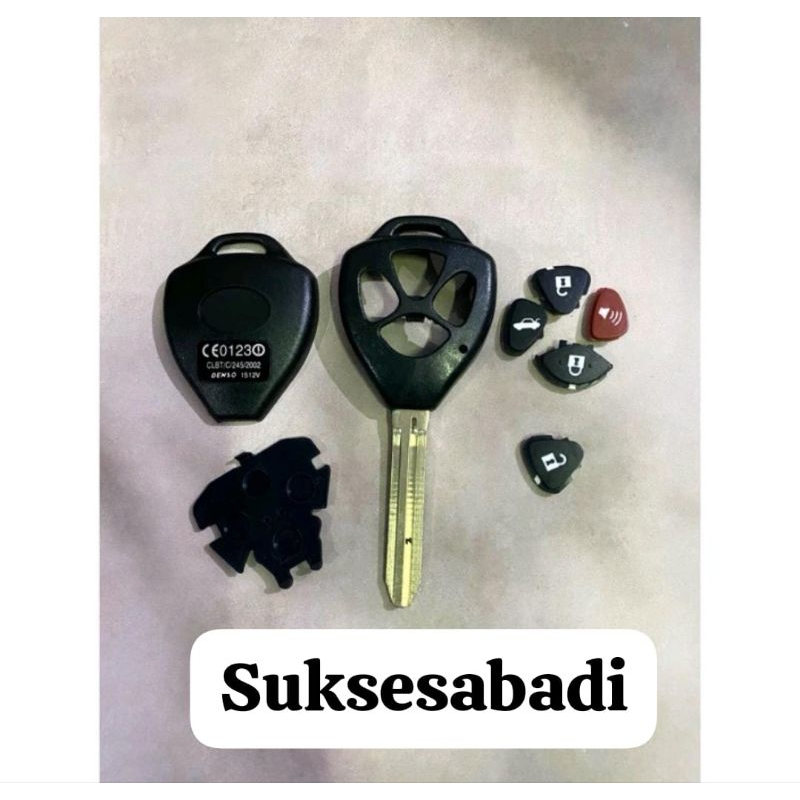 Jual Casing kunci mobil innova fortuner lama 4 tombol original | Shopee ...