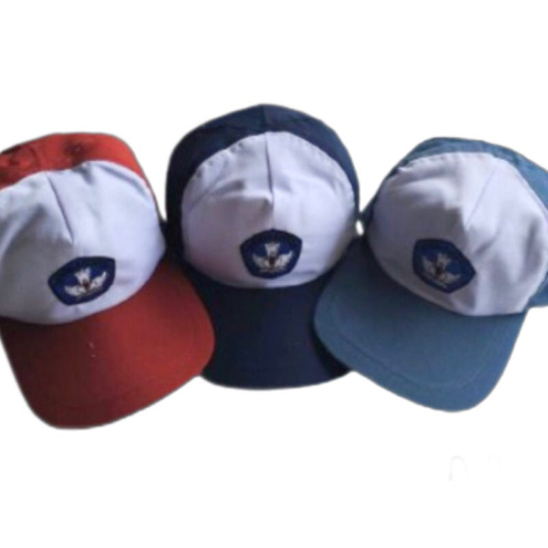 Jual TOPI SEKOLAH LOGO BIRU / TOPI SEKOLAH TUTWURI HANDAYANI BIRU ...