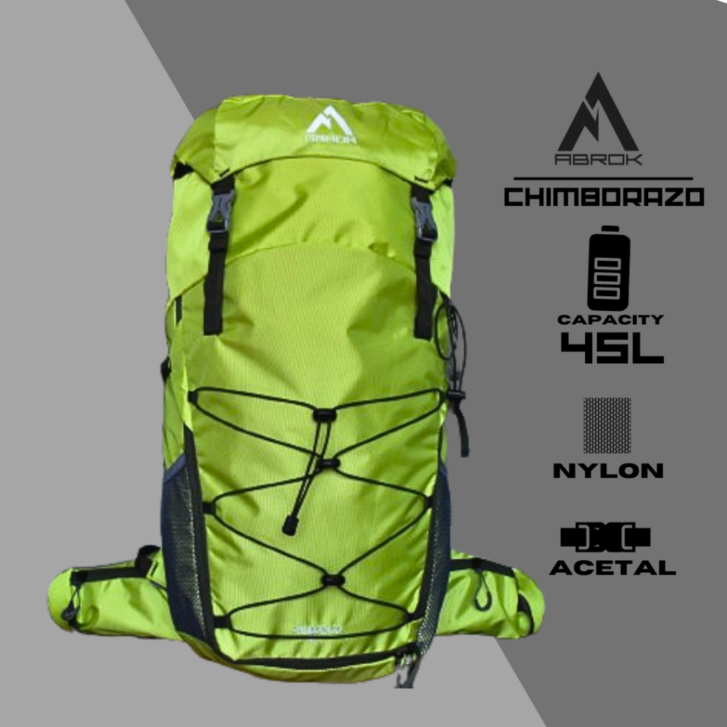 Jual Tas Carrier ABROK CHIMBORAZO 45L Untuk Hiking, Tracking, dan ...