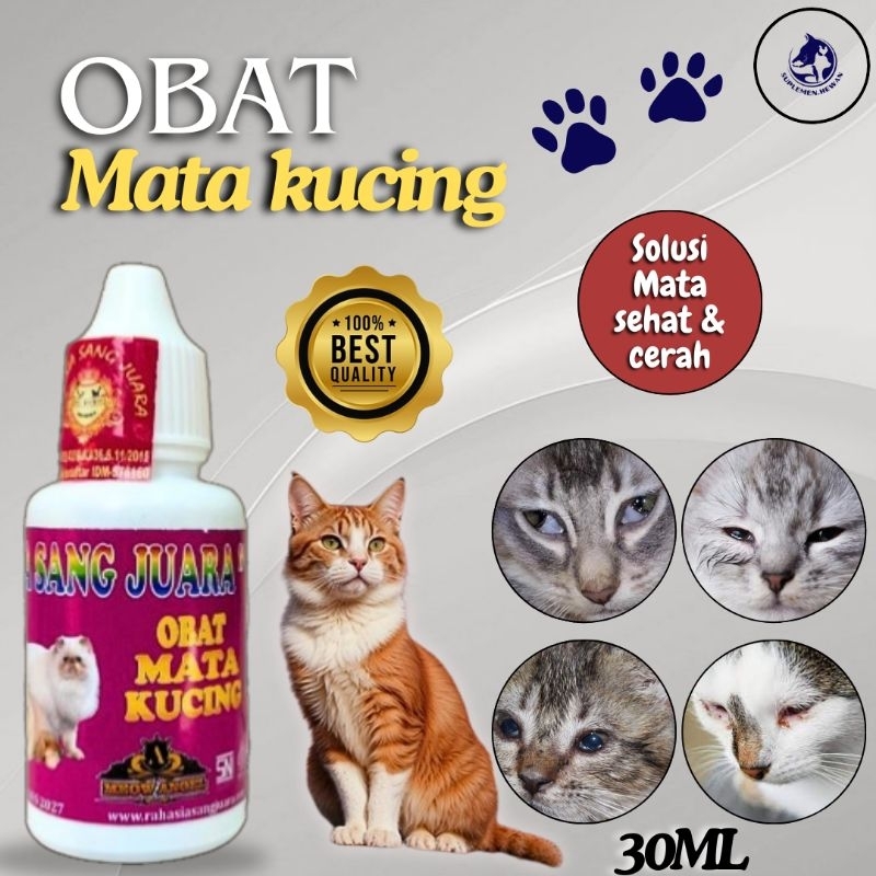 Jual OBAT Mata Kucing Belekan Berair Dan Bengkak 30ml | Shopee Indonesia