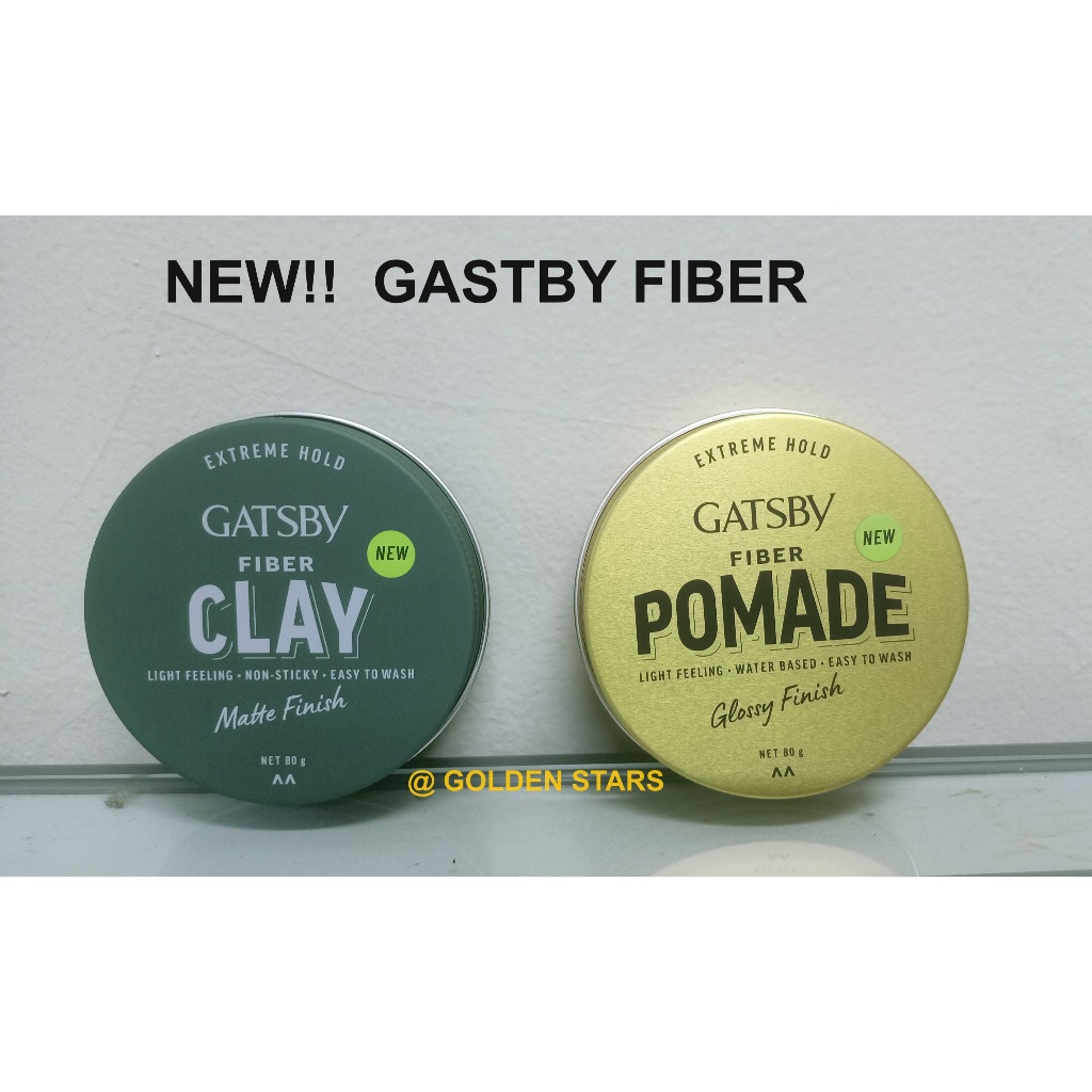 Jual GATSBY POMADE FIBER SERIES NEW 80 GRAM | Shopee Indonesia