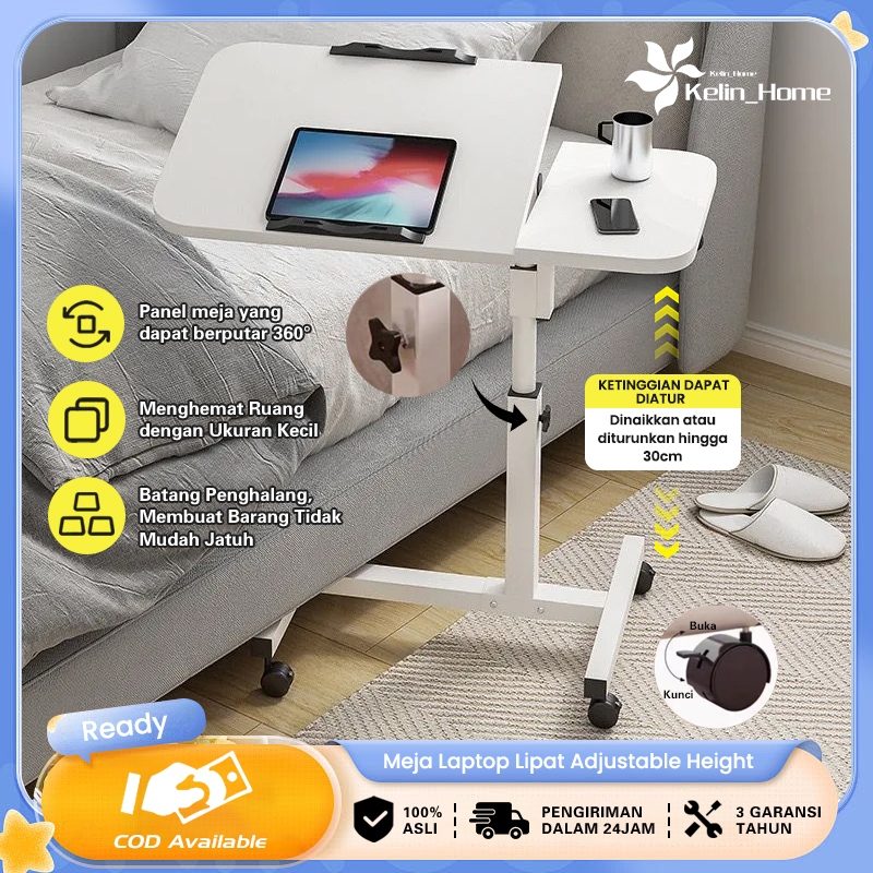 Jual Meja Laptop Lipat/ Portable Adjustable Rotate Laptop Desk/Meja ...