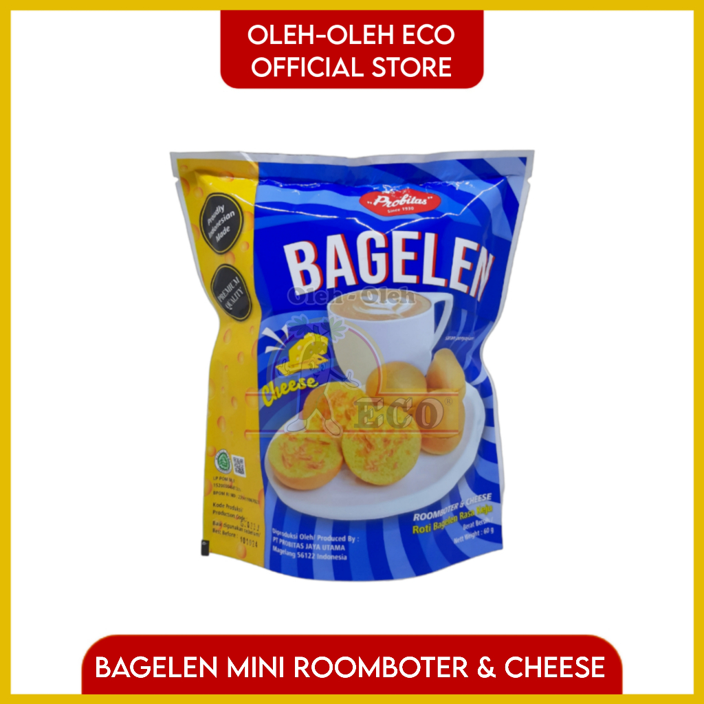 Jual Roti Bagelen Mini Roomboter and Cheese Kering PROBITAS | Shopee ...