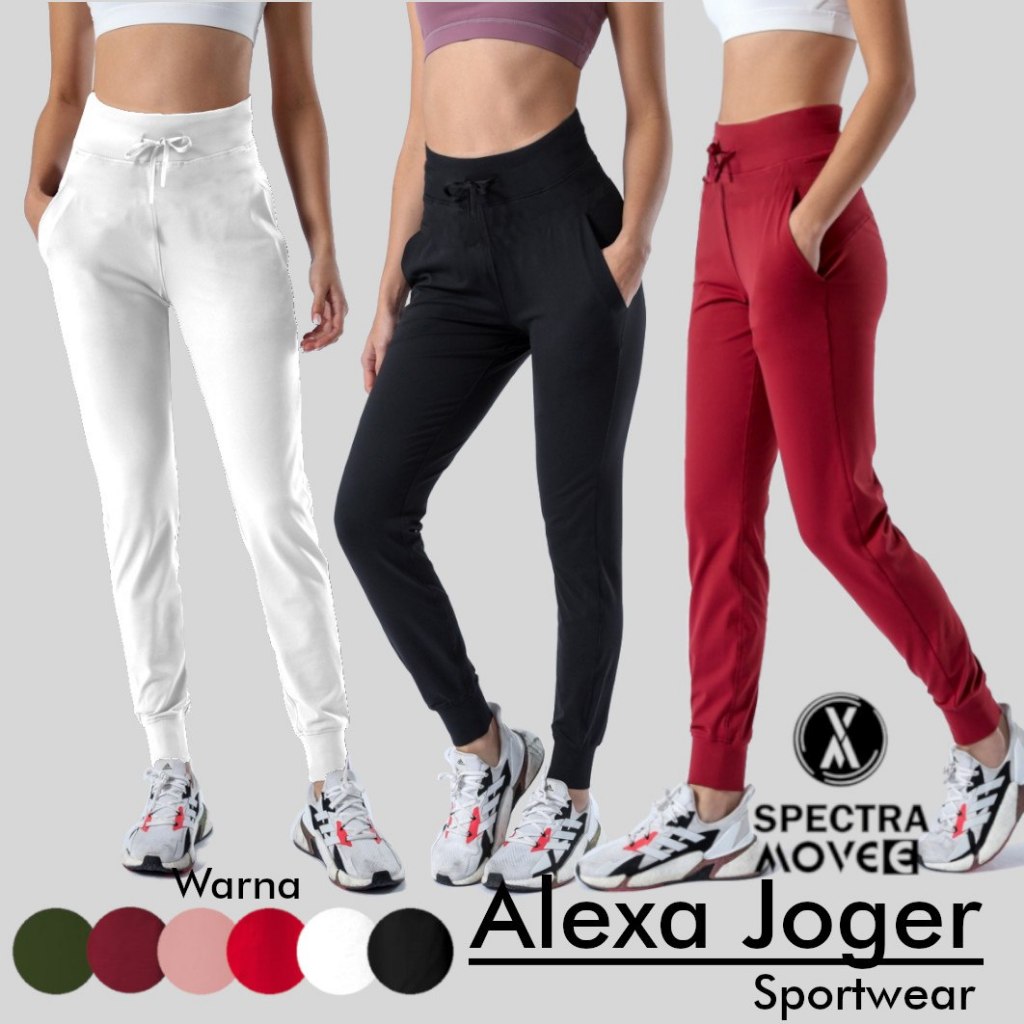 Jual Joger ALEXA Celana Joger celana gym celana olahraga wanita celana ...