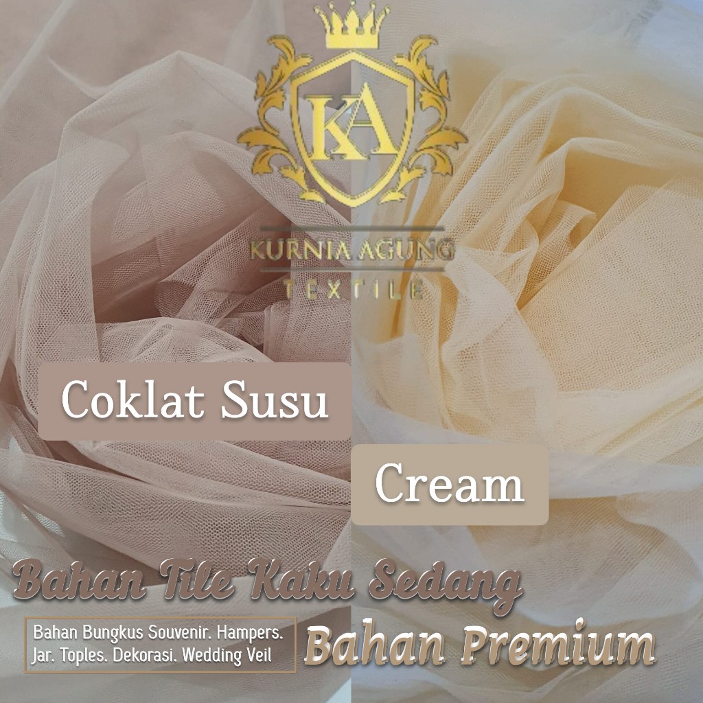 Jual Kain Tile Kaku Sedang Bahan Pengembang Rok Gaun Bungkus Souvenir ...