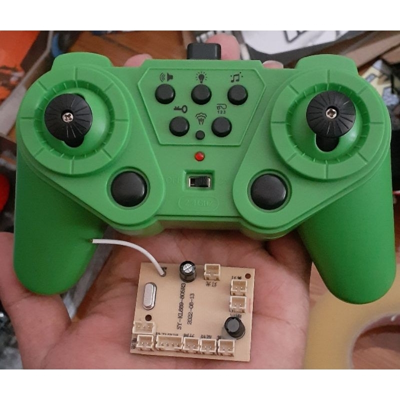 Jual REMOTE CONTROL SET + RECEIVER 2,4GHZ 14CH / 13CH RC EXCAVATOR ...