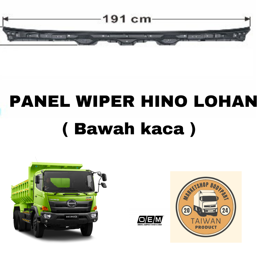 Jual PANEL WIPER HINO LOHAN 500 ( BAWAH KACA ) | Shopee Indonesia