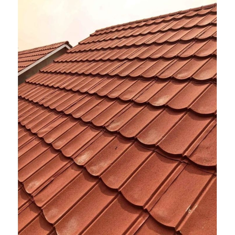 Jual atap rumah menggunakan baja ringan+genteng metal,dan plafon Pvc ...