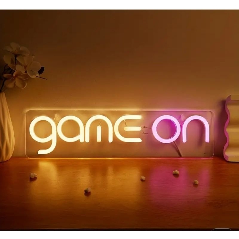 Jual Game On Neon LED Custom Neon Flex Lampu Tidur Dekorasi Penghias ...