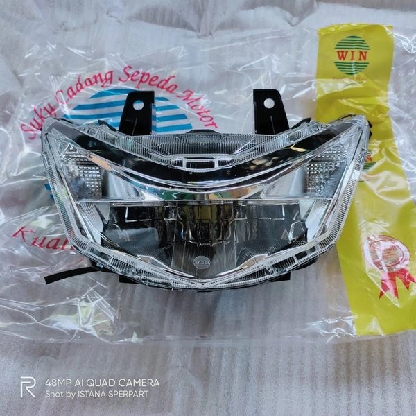 Jual lampu depan reflektor honda beat led 2020 2023 | Shopee Indonesia