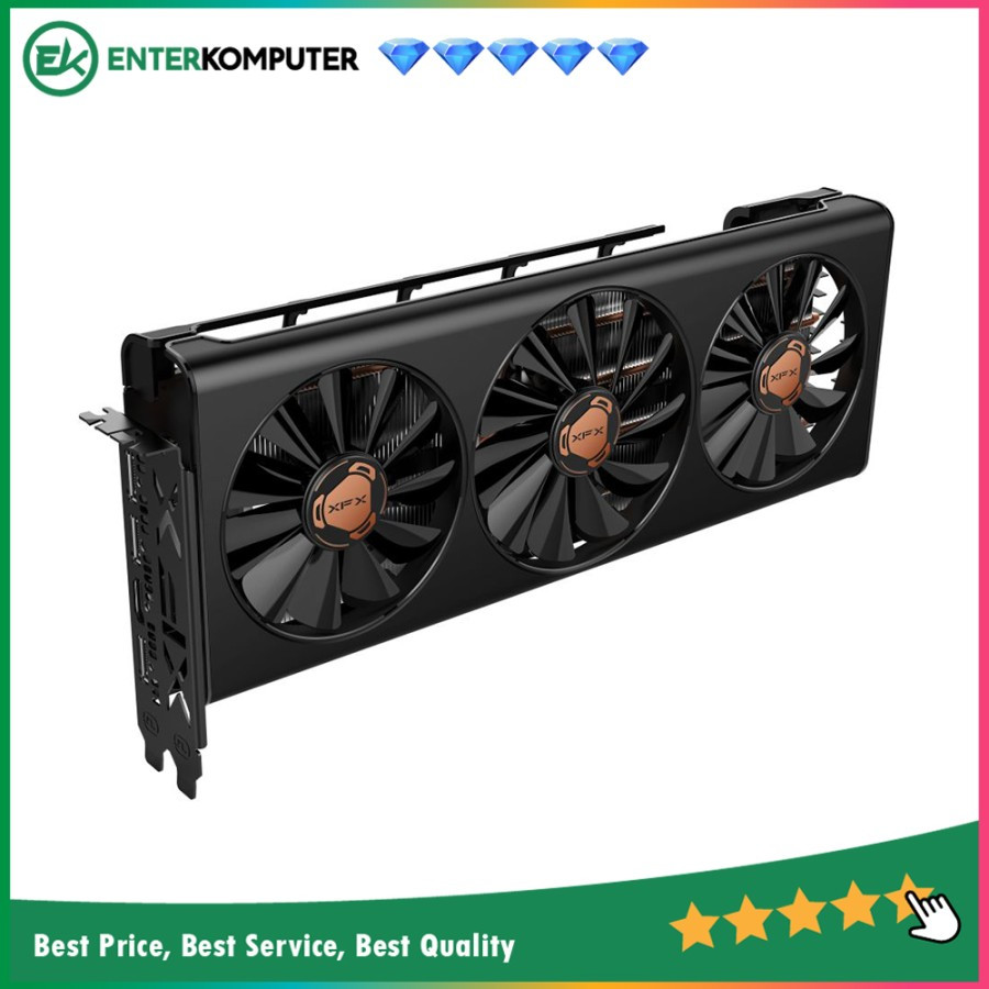 Jual VGA XFX Radeon RX 5600 XT 6GB GDDR6 THICC III Ultra - Triple Fan ...