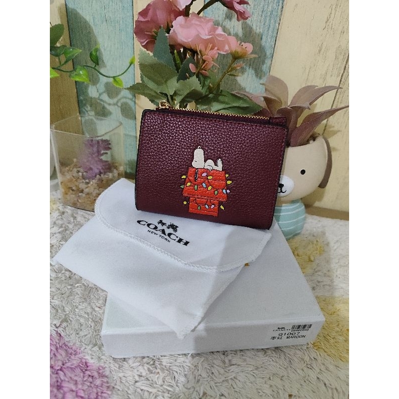 Jual Dompet Coach Snoopy | Shopee Indonesia