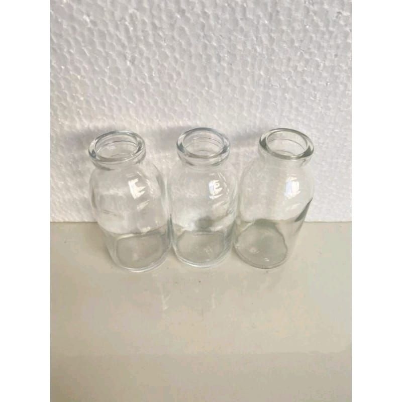 Jual Botol Cupang / Botol Vas bunga air / Botol Bening Vial 100ml Tanpa ...