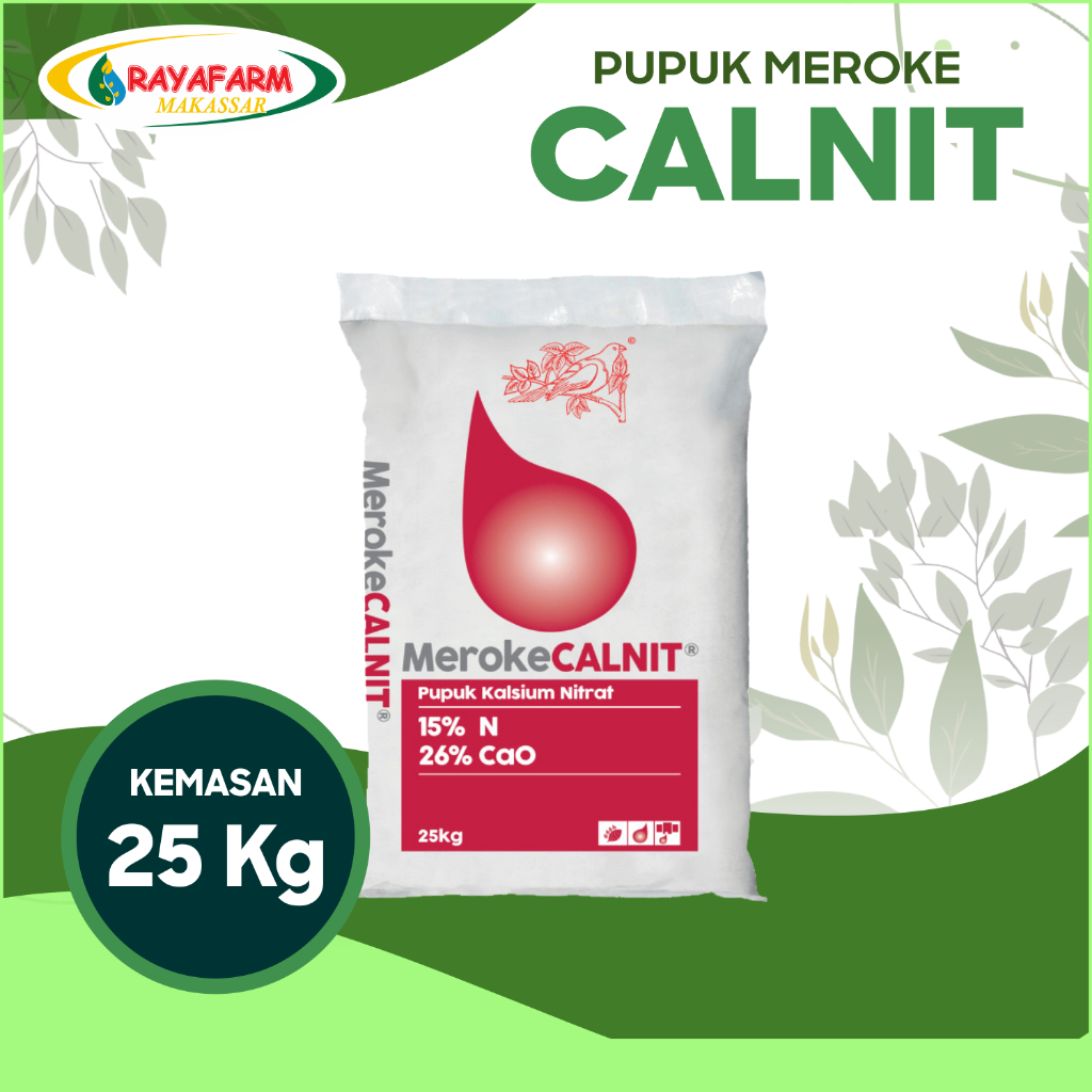 Jual Pupuk Meroke Calnit - Kalsium Nitrat - Kemasan 25kg | Shopee Indonesia