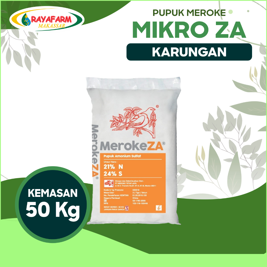 Jual Pupuk Meroke Amonium Sulfat ZA Kemasan - 50kg | Shopee Indonesia