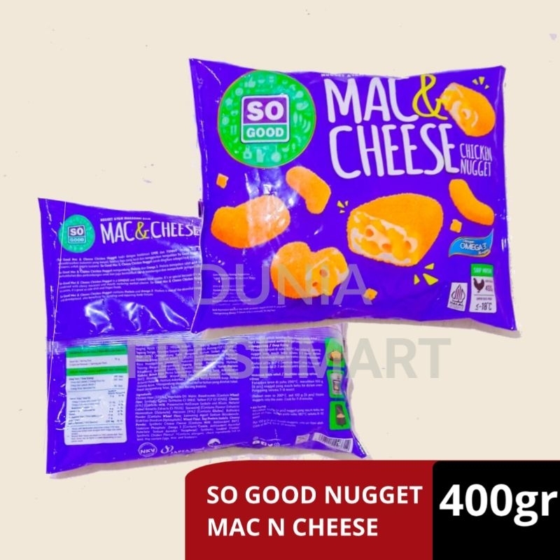 Jual SO GOOD CHICKEN NUGGET MAC AND CHEESE 400GR NAGET AYAM ISI ...