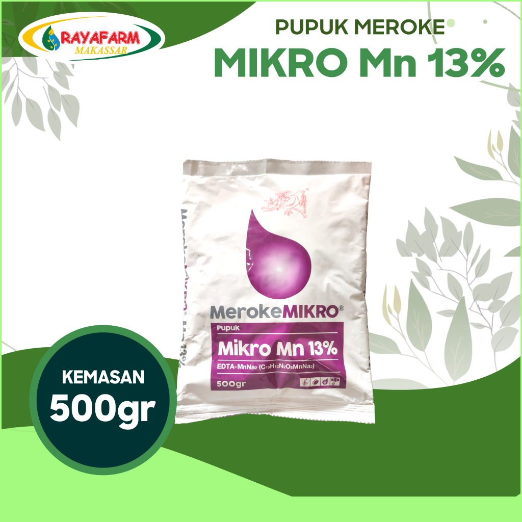 Jual Pupuk Meroke Mikro MN 13% EDTA Kemasan 0,5 KG | Shopee Indonesia