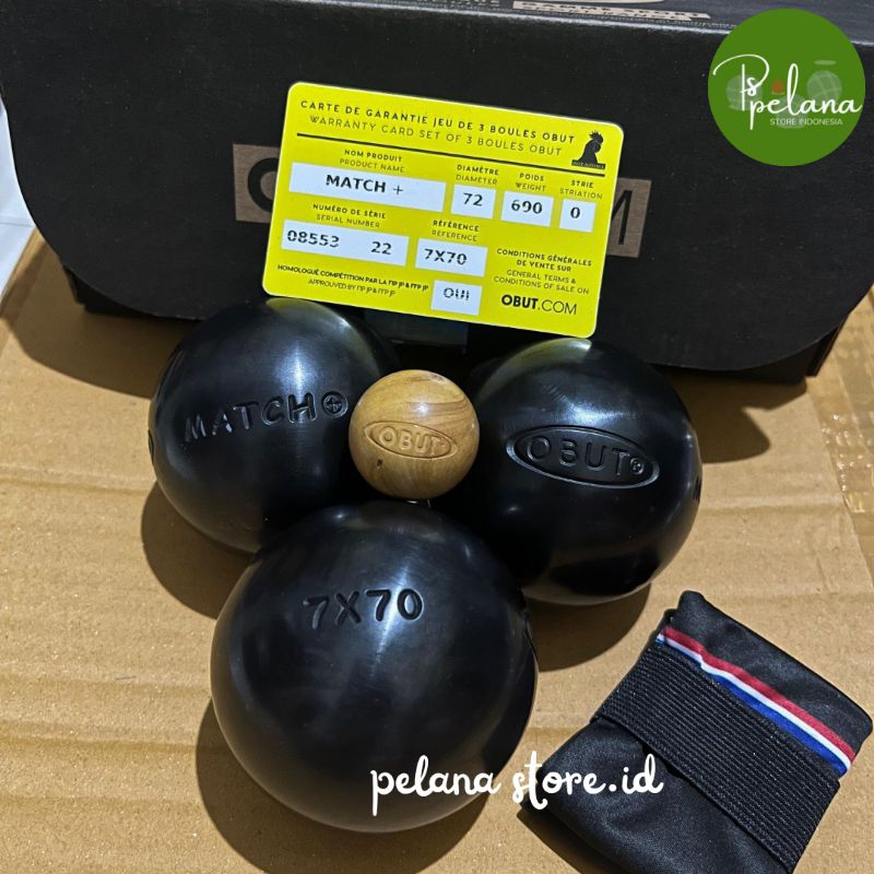 Jual 1 set Bola Petanque Obut Match, Match IT, Match Plus | Shopee ...