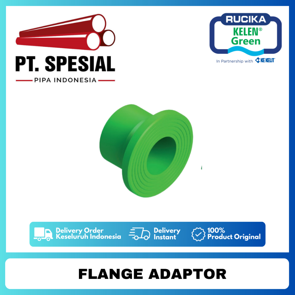 Jual Flange Adaptor PPR Rucika DN63 - 2" / Flange PPR Rucika - 05 ...