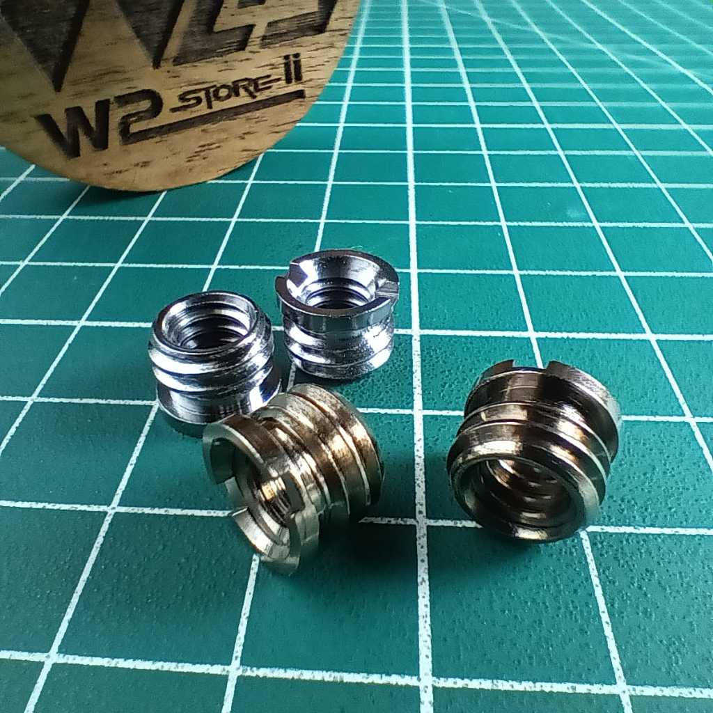 Jual Convert Screw camera adapter 1/4" to 3/8" for monopod tripod ...