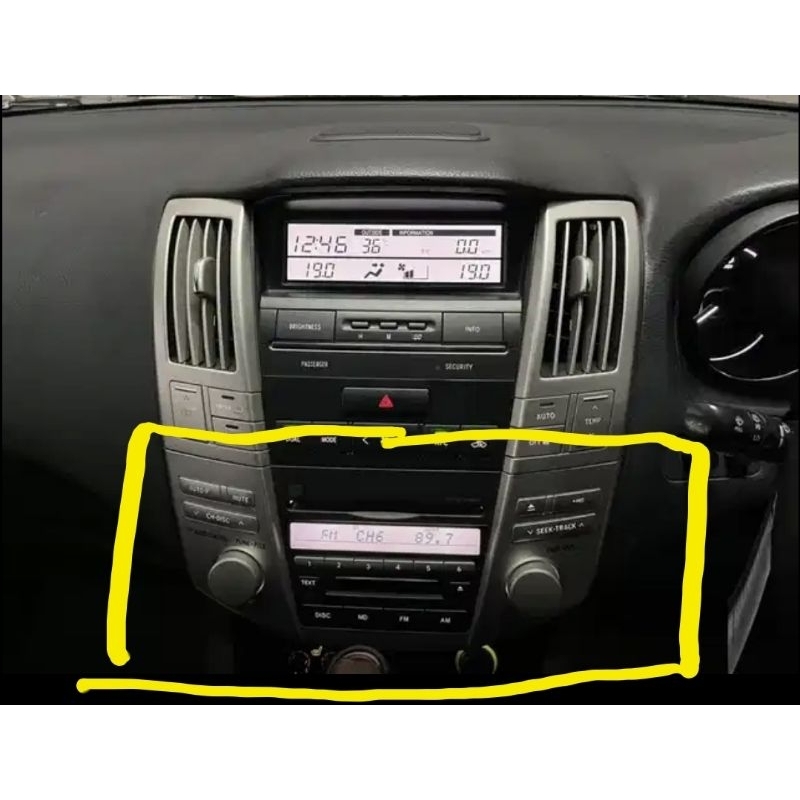 Jual HU Head Unit original Ex.toyota Harrier gen 2 ACU30 2005 2006 2007 ...