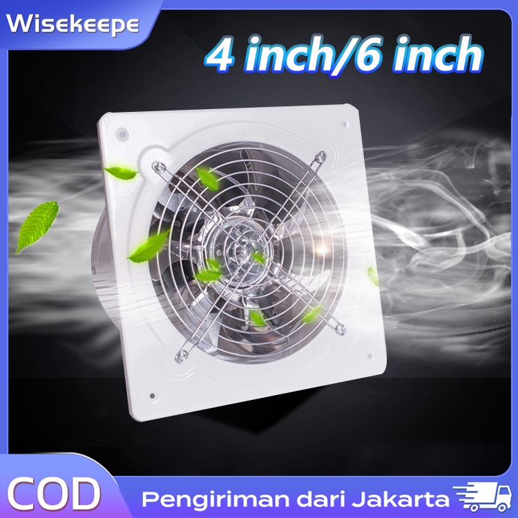 Jual 4Inch 6Inch Exhaust Fan Dinding / Kipas Exhaust Ventilasi Dinding ...