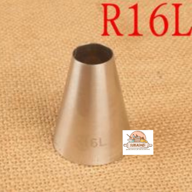 Jual Spuit Tip Nozzle no R16L CH Round Bulat piping tip bulat | Shopee ...