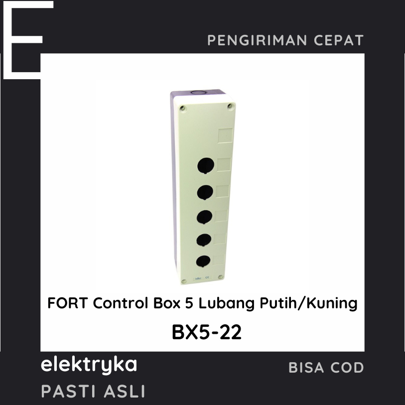 Jual FORT Control Box / Kontrol box 5 lubang 22mm BX5-22 | Shopee Indonesia
