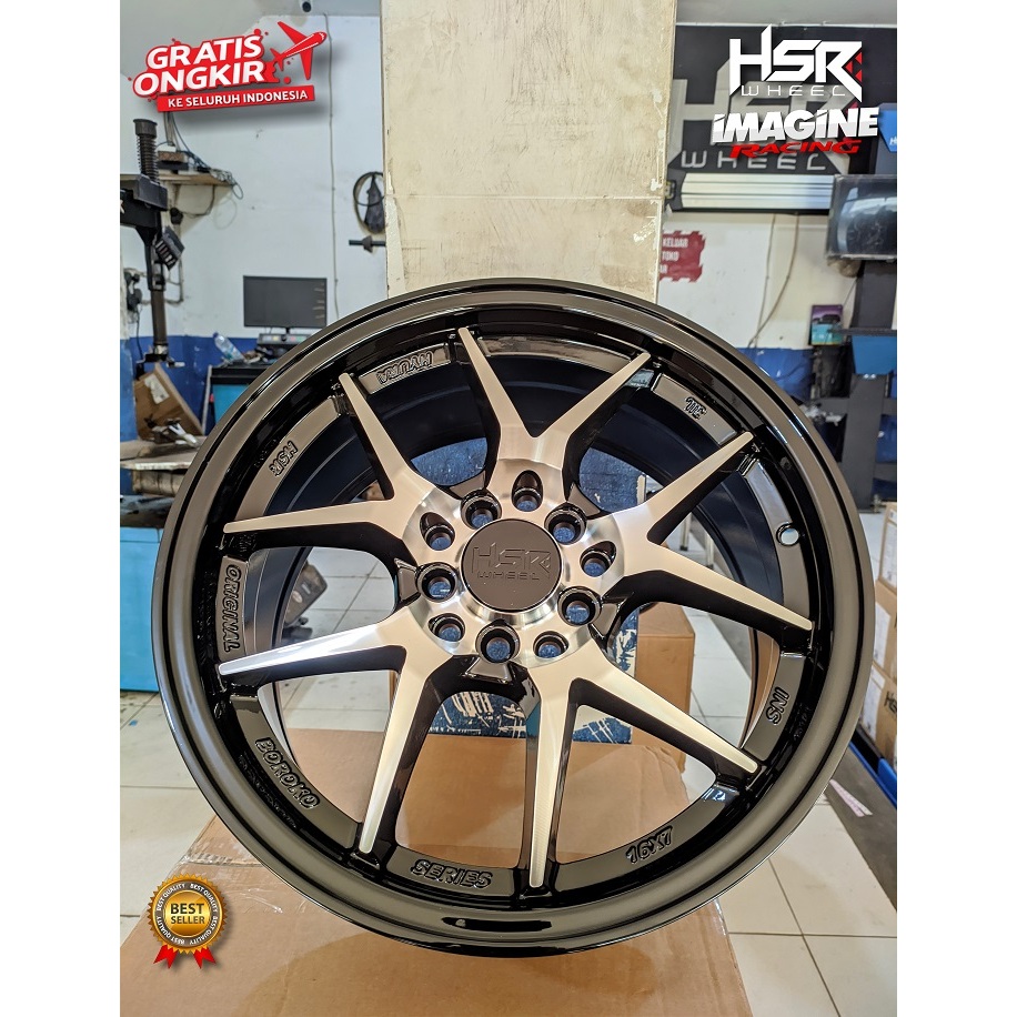 Jual Velg racing mobil hsr hyura ring 16 hole 5x100-114,3 cocok untuk xpander innova ertiga ...