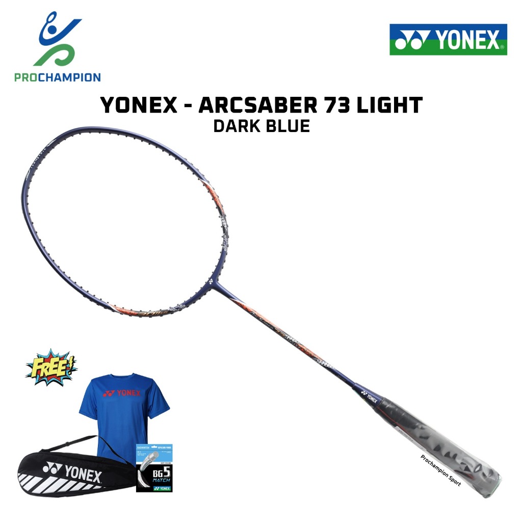 Jual Raket Badminton Yonex Arcsaber 73 Light Rudy Series Dark Blue | Shopee Indonesia