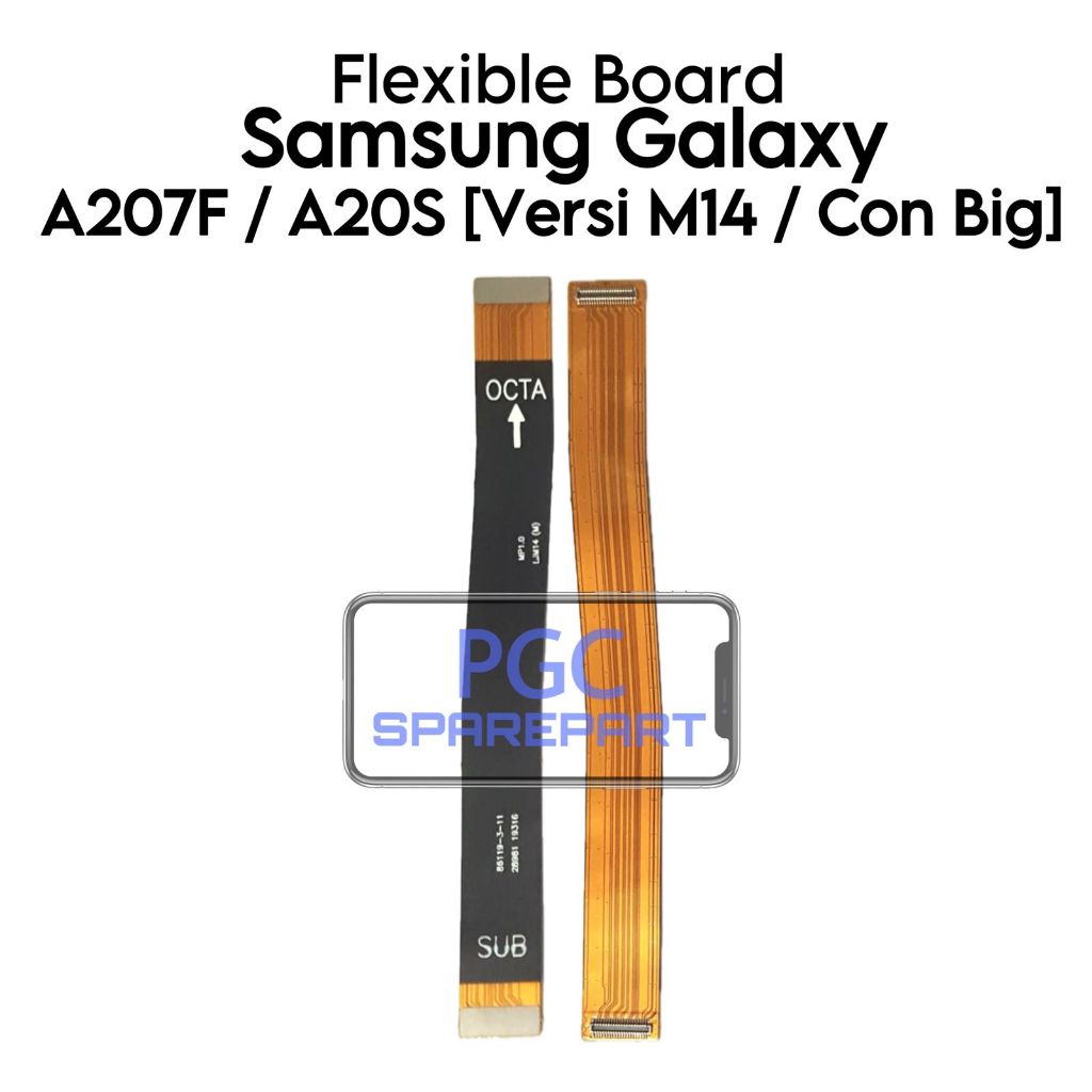 Jual Flexible Konektor Board Besar Versi M14 / Connector Big / Samsung Galaxy A20s / A207F / SM ...